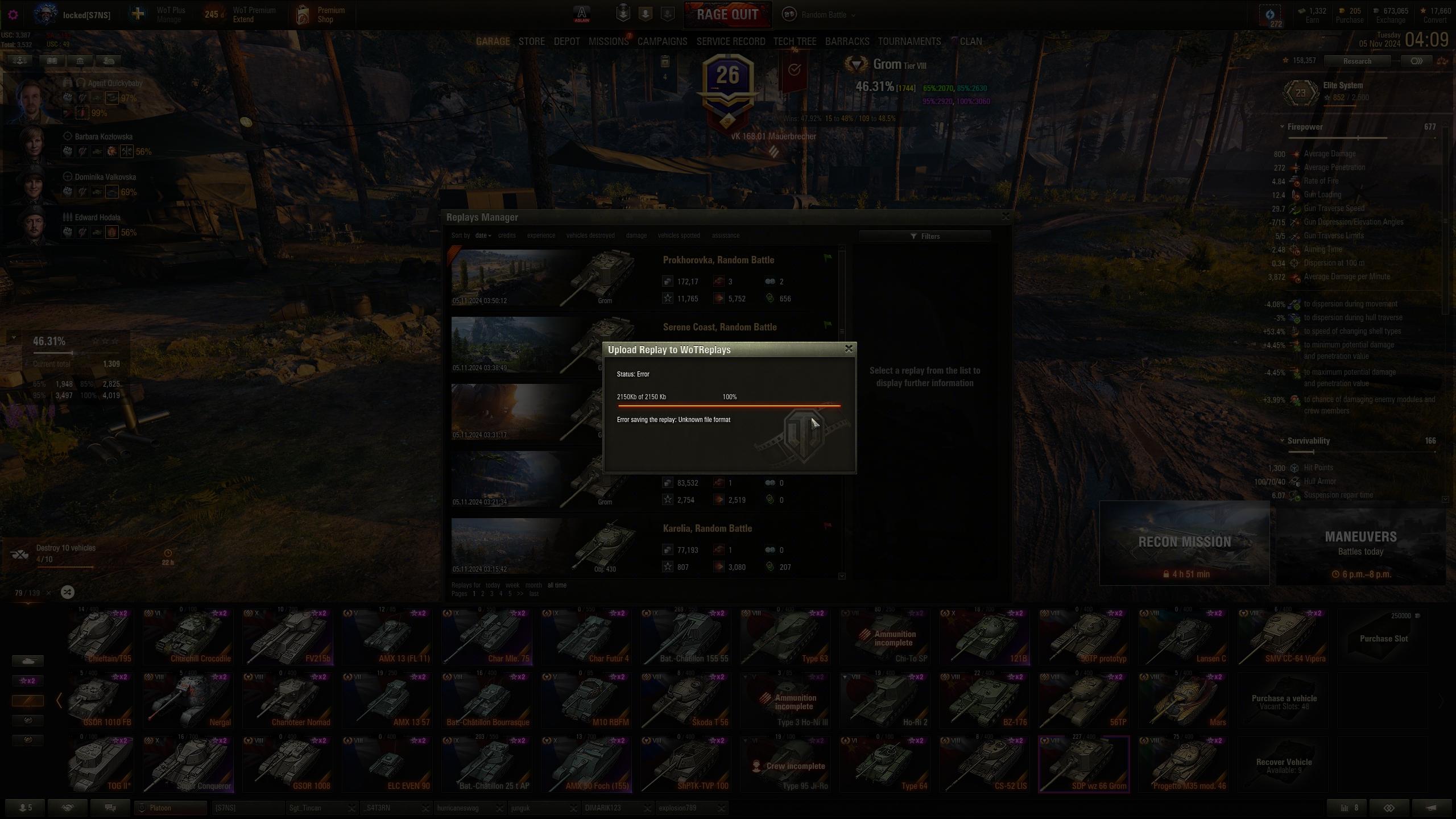 Replays Manager Bug - Issues & bug reporting - Aslain.com