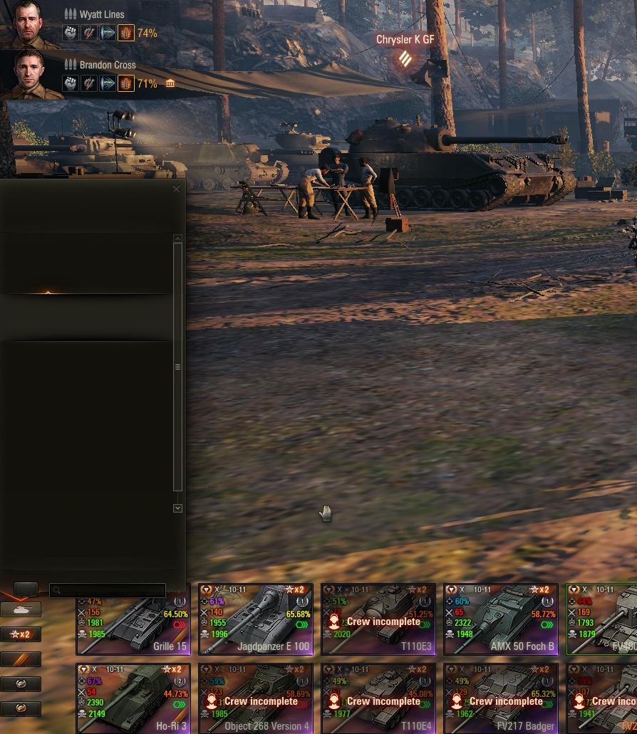 Carousel filter menu empty - Issues & bug reporting - Aslain.com