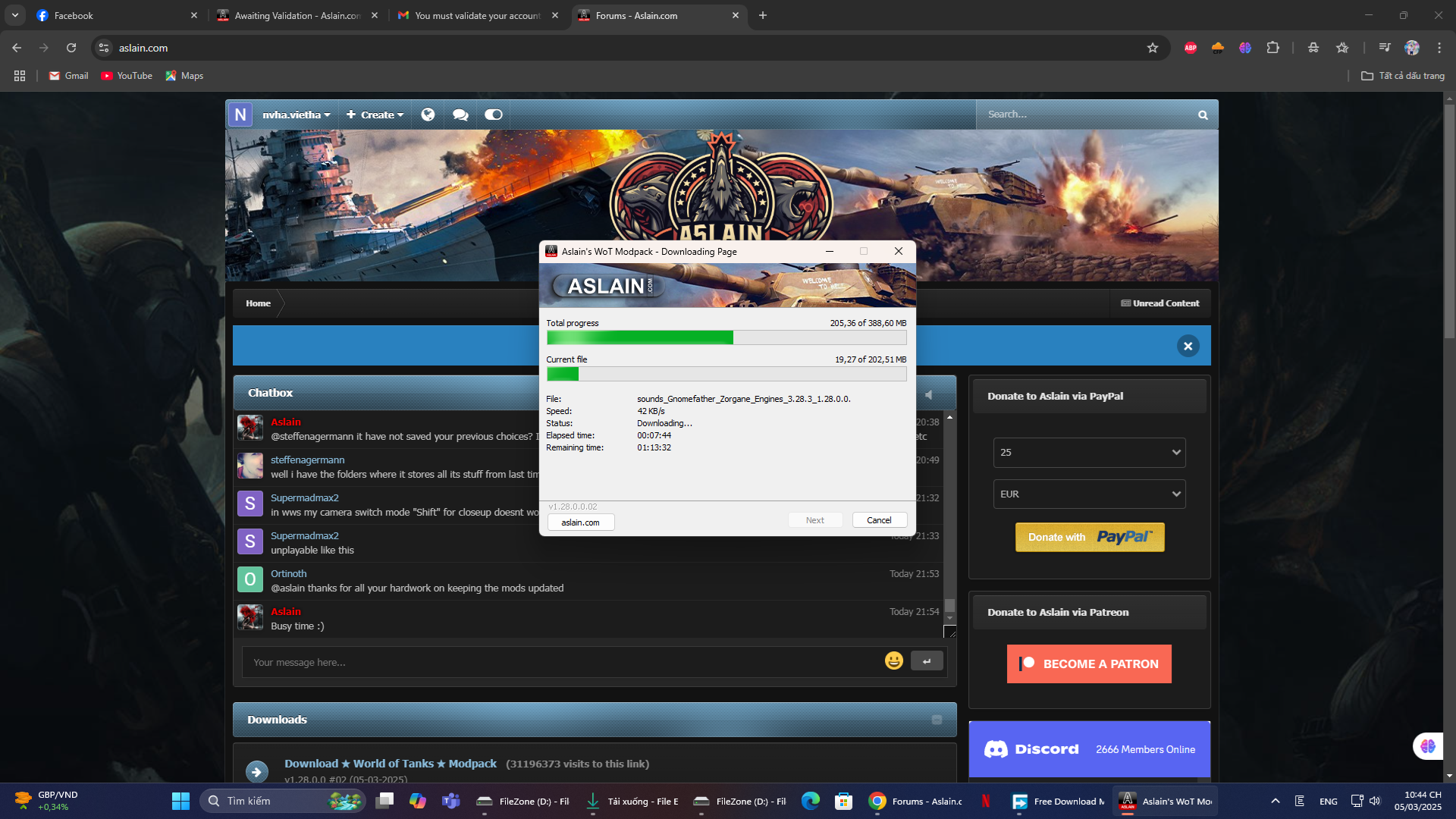 download very slow :( - Issues & bug reporting - Aslain.com
