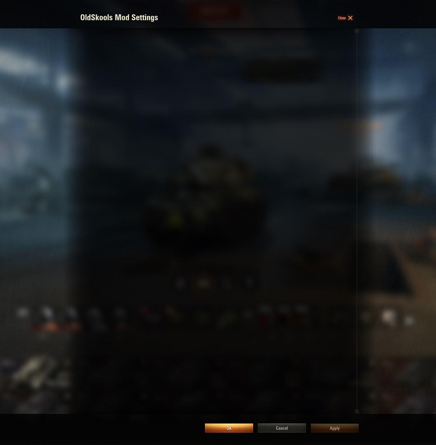 Oldskook settings blank - Issues & bug reporting - Aslain.com